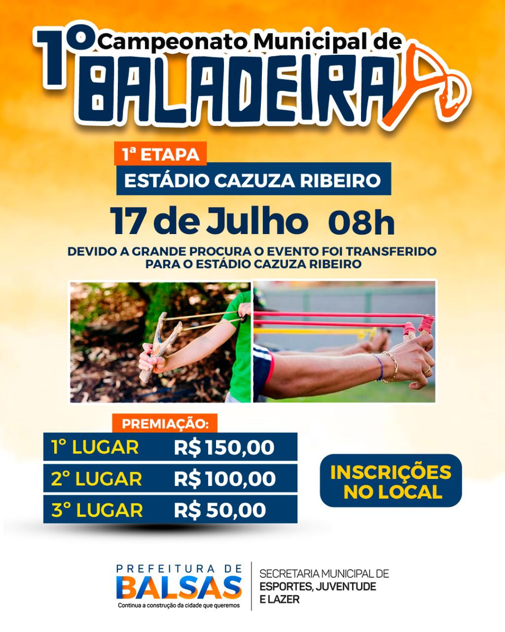 1º Campeonato de Baladeira, em Balsas, é transferido de local devido ao ...